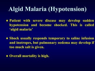 Clinical Aspects of Malaria 2 | PPTX