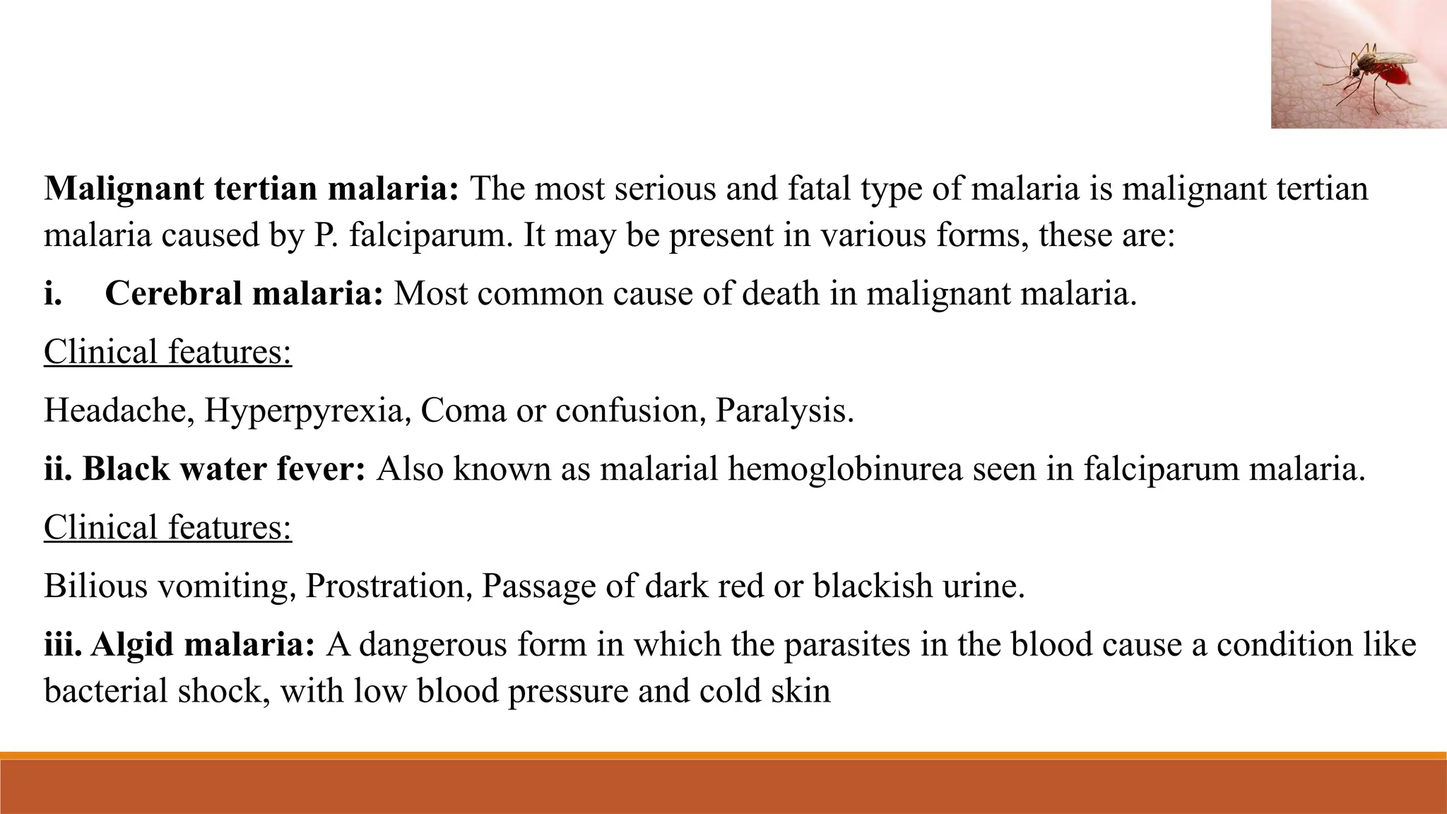 Its about the disease malaria which is very common nowadays | PPTX