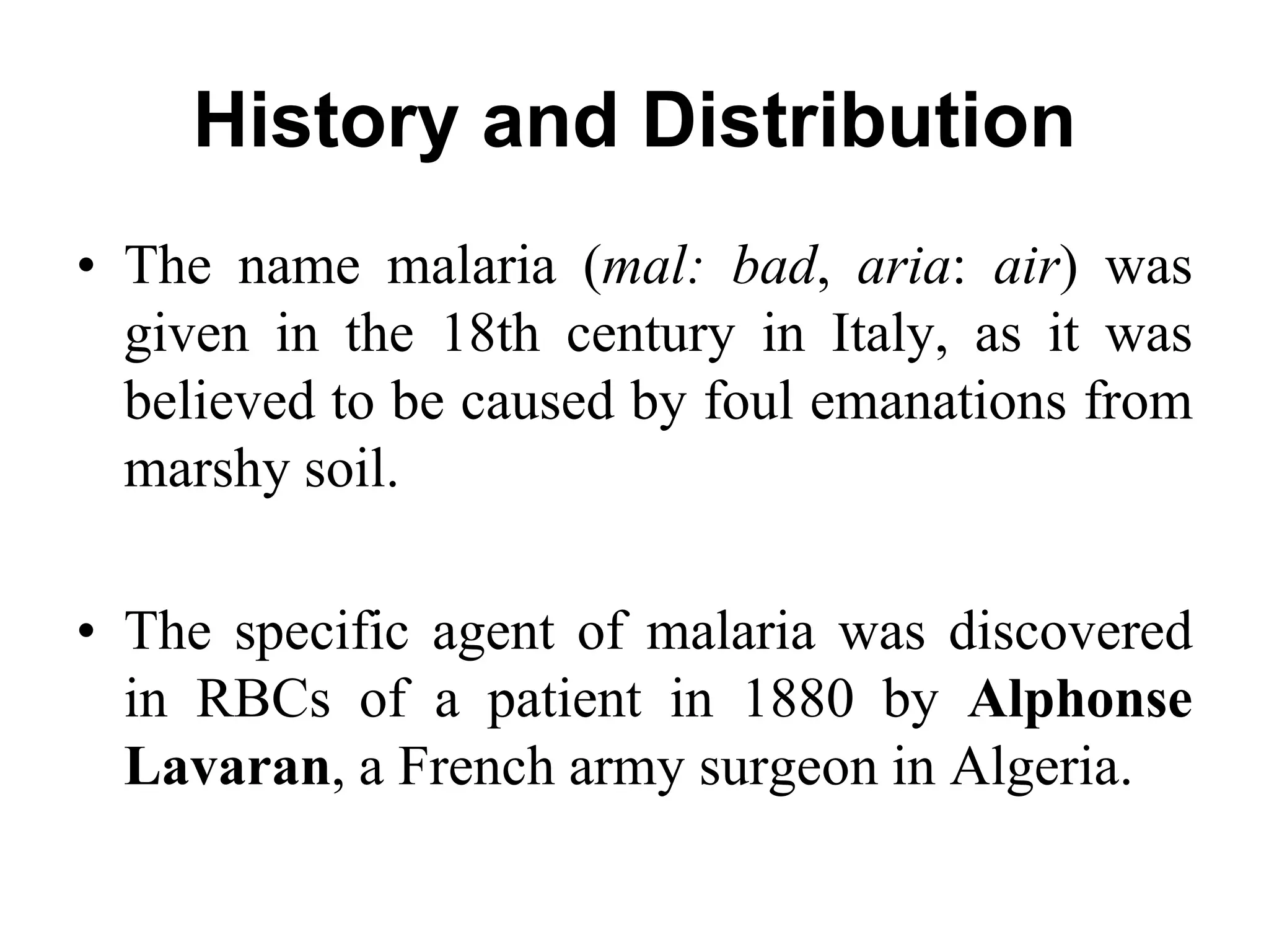 Malaria | PPT