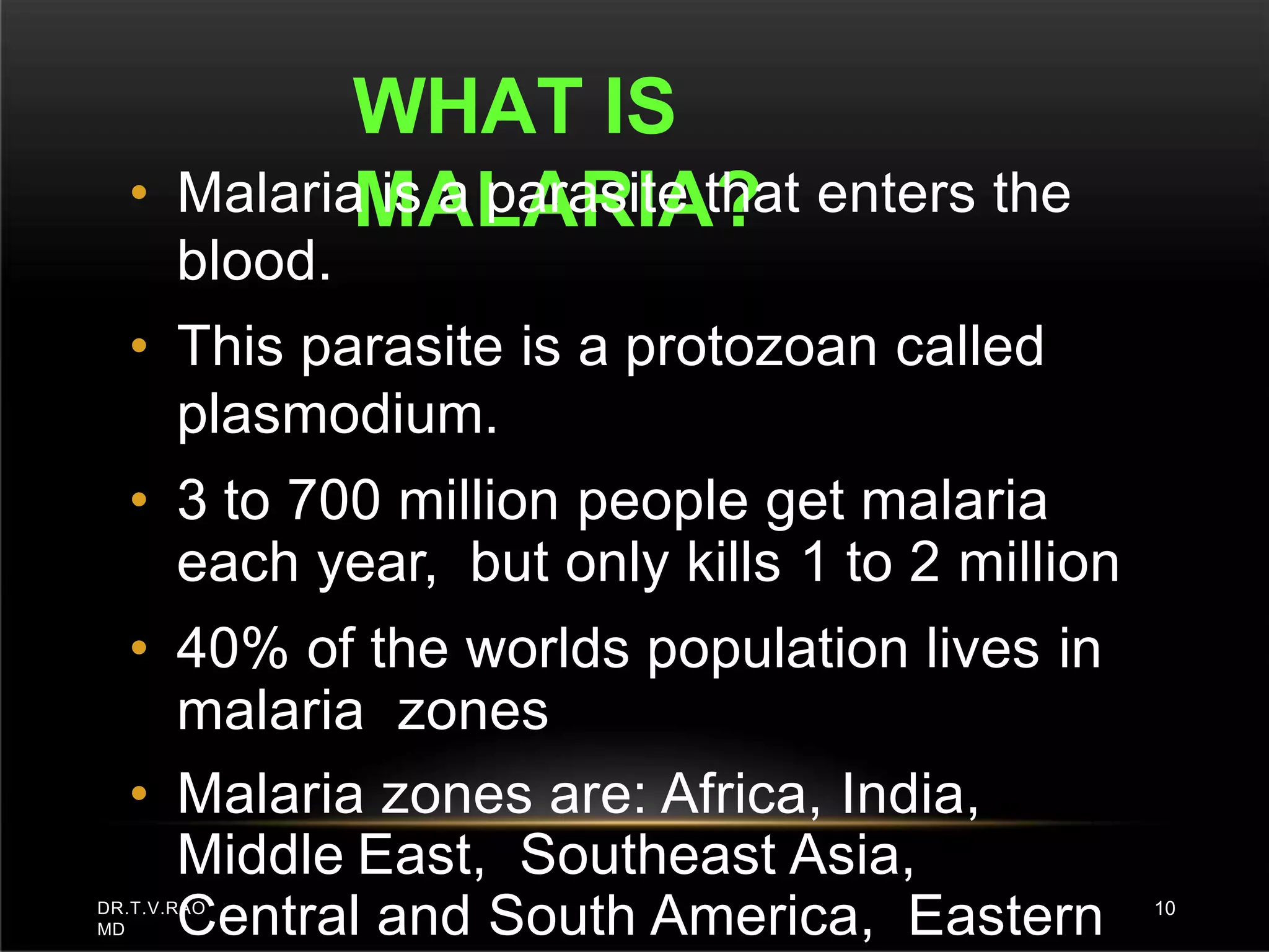 PPT MALARIA | PPTX