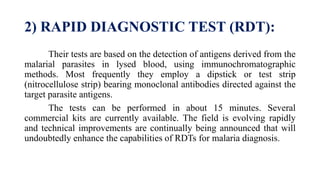Pathophysiology and management of Malaria | PPTX