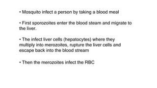 Malaria -causes| types| management -medical information | PPTX