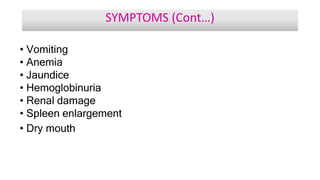 Malaria -causes| types| management -medical information | PPTX