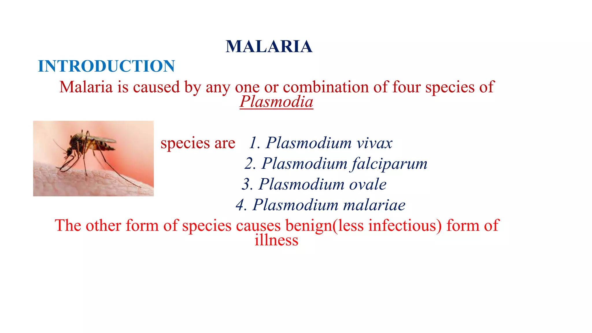 Malarial infection and pathological analysis | PPTX