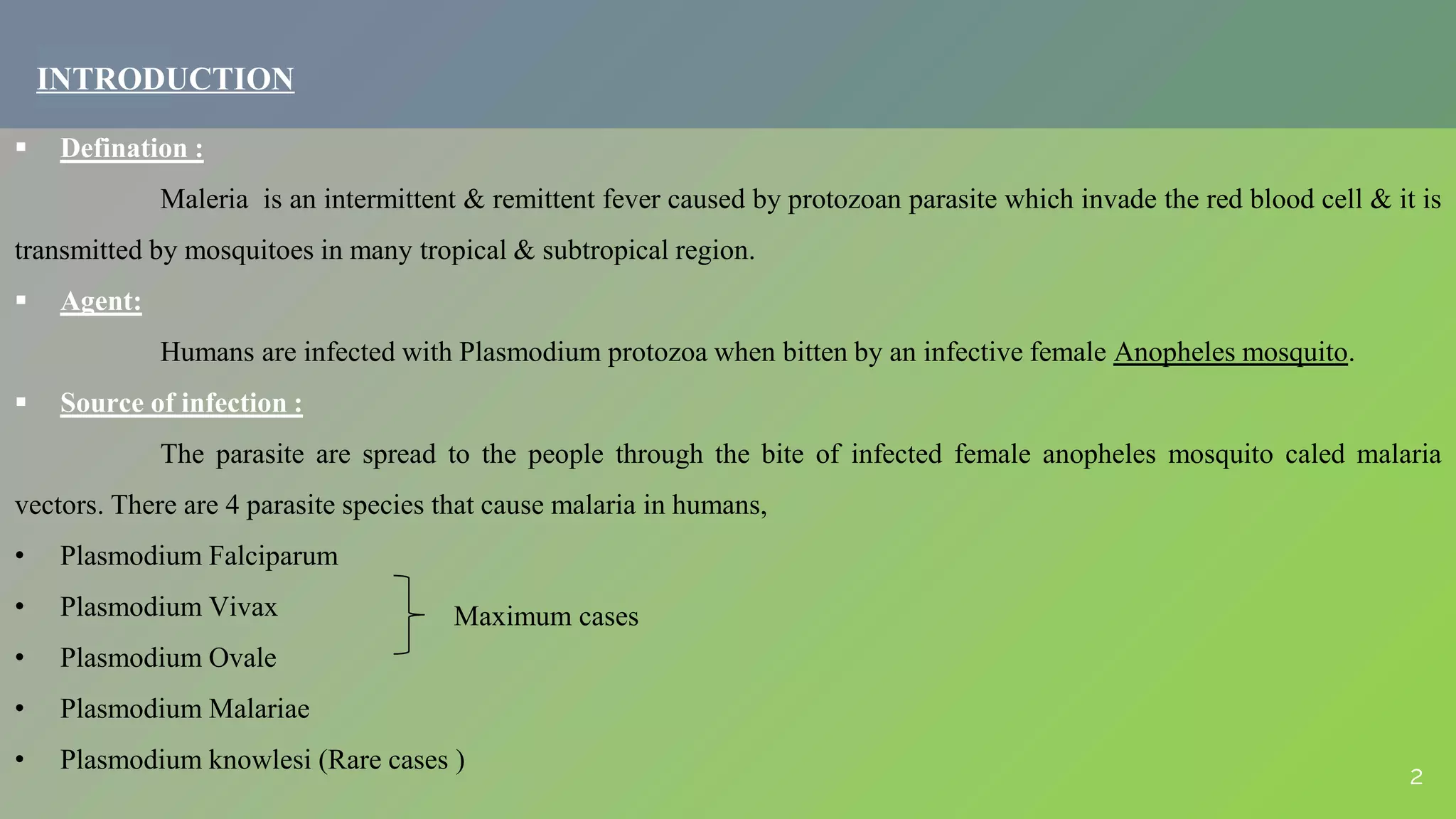 Malaria | PPTX