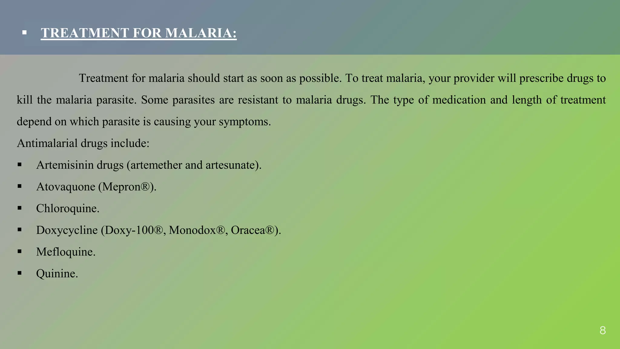 Malaria | PPTX