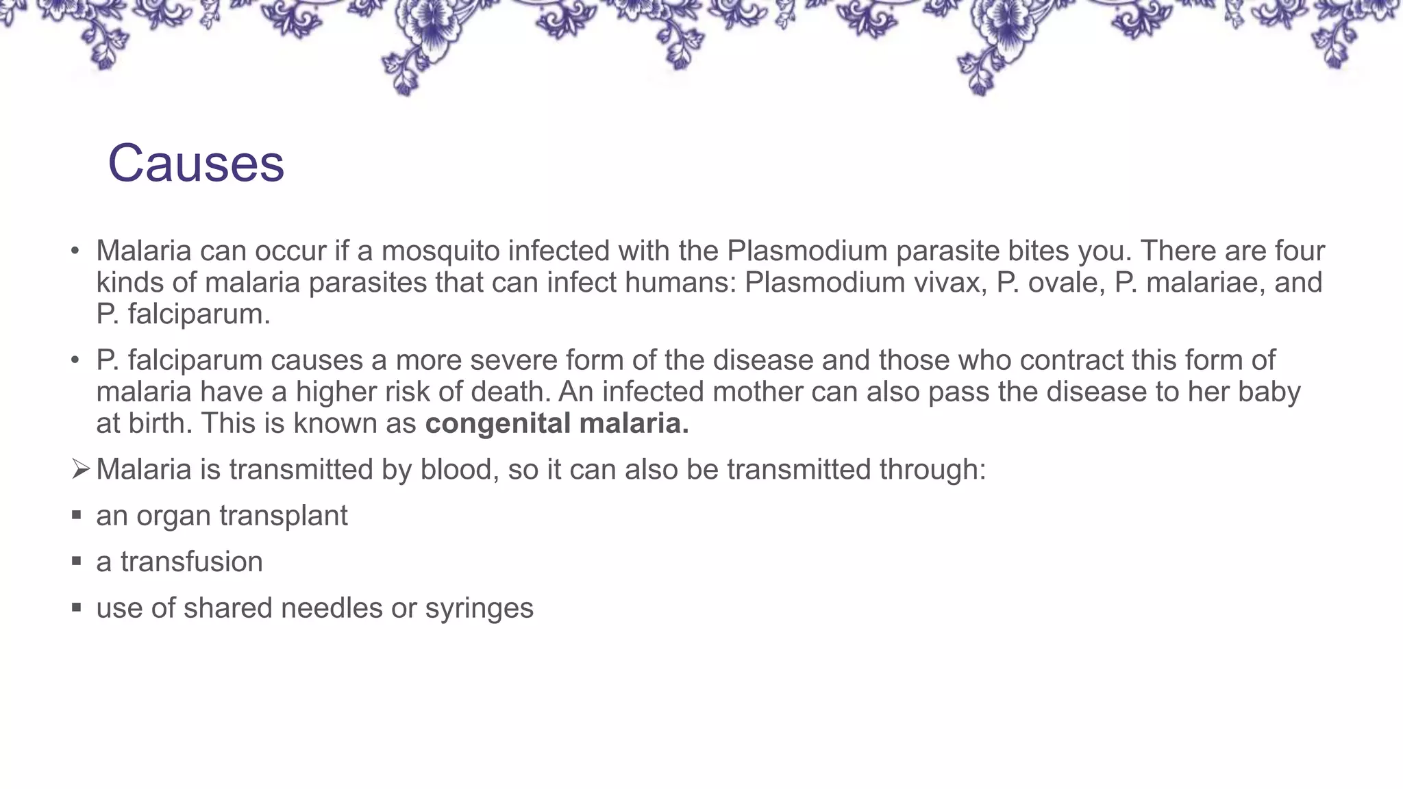 Malaria | PPTX
