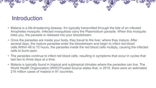 Malaria | PPTX
