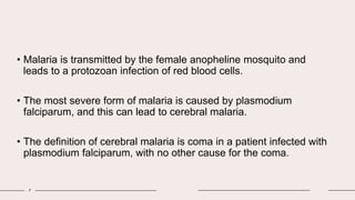 malaria guidelines - a case of tropical fever ppt. | PPTX