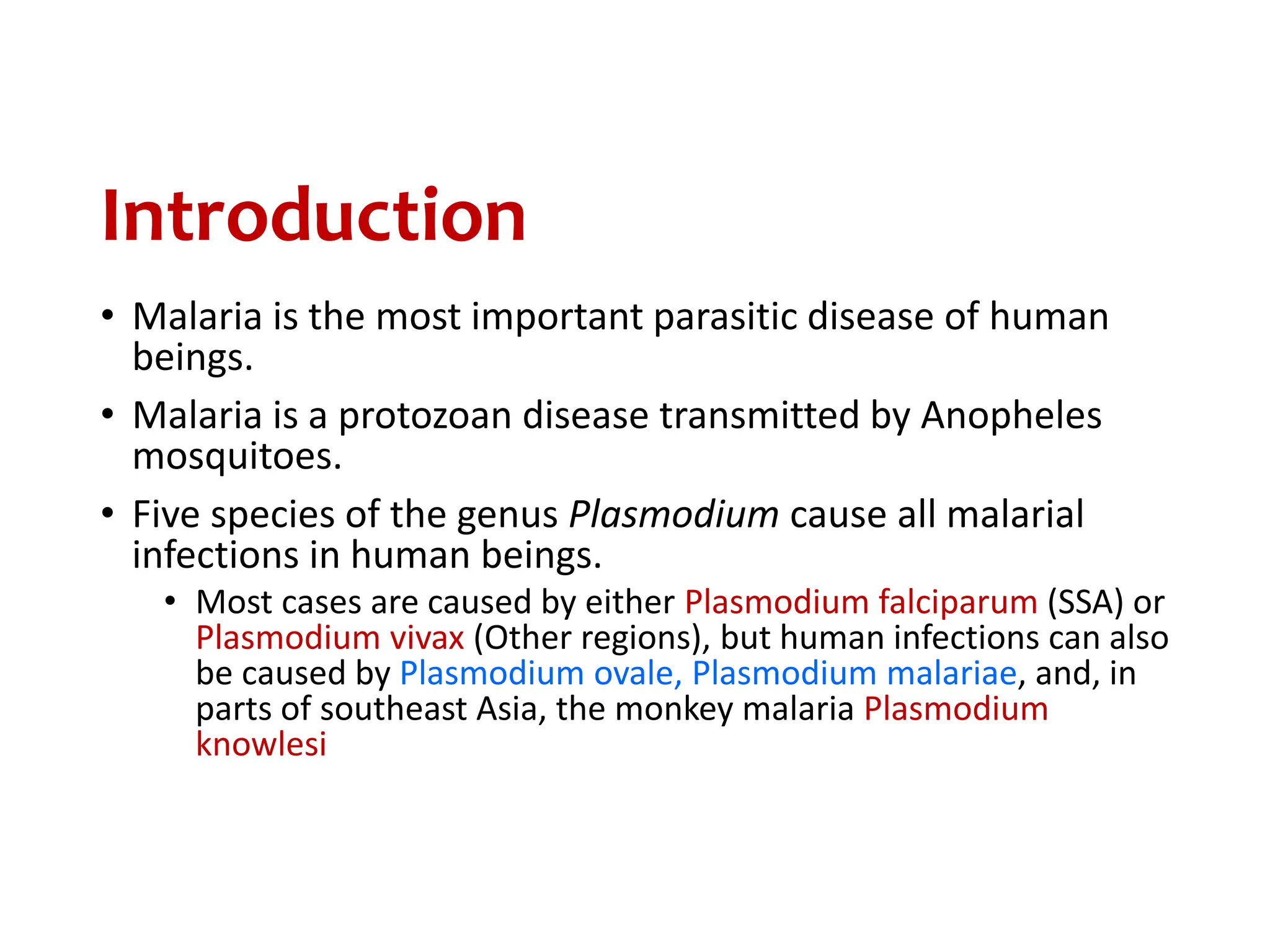 Management of uncomplicated and severe Malaria.pptx