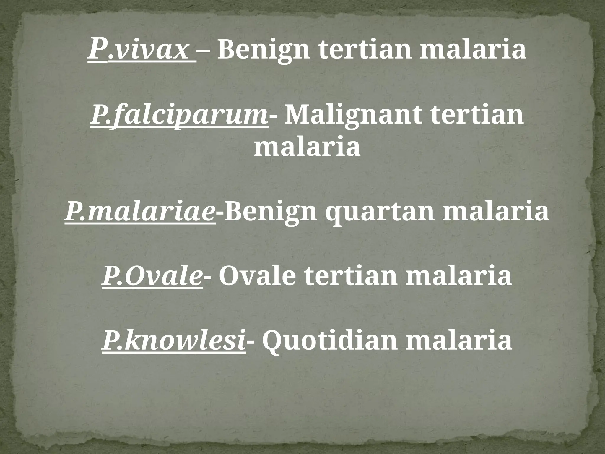 malaria life cycle, patho physiology,lab diagnosis | PPTX