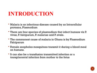 MALARIA.pptx.presentation for all to learn | PPTX