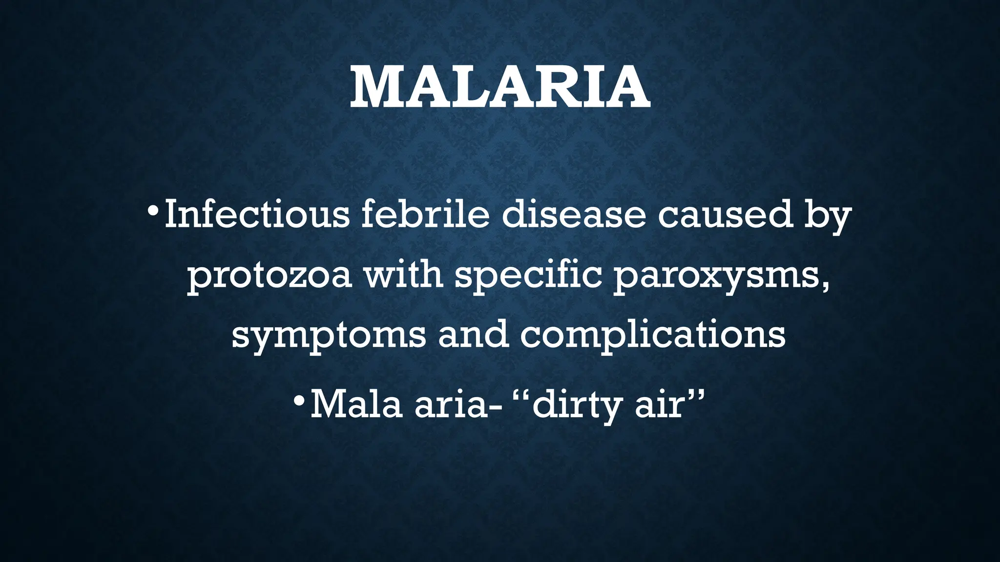 malaria.pptxmalaria study ppt hard mmmmm | PPT