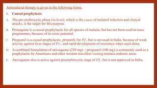 MALARIA - Pharm D III year Therap .pptx
