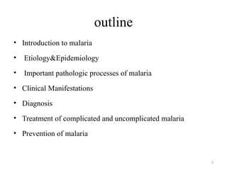 malaria disease power point presentation | PPTX