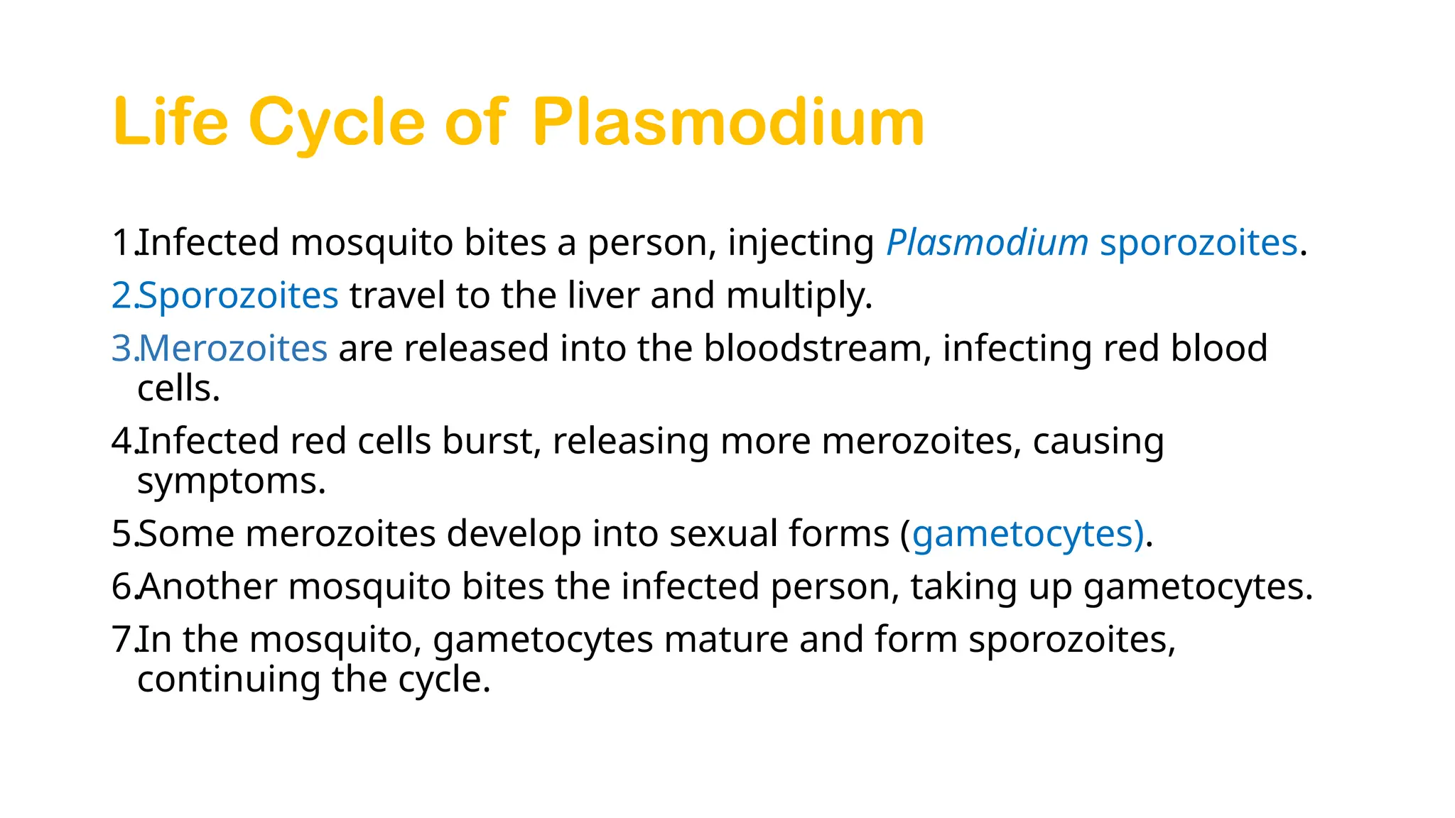 Malaria.pptx it's pathogenesis and etiology | PPT