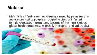 Malaria.pptx it's pathogenesis and etiology | PPTX