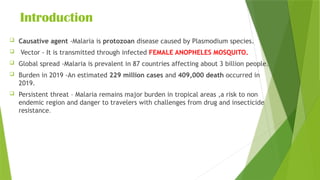 MALARIA - educational ppt for students.. | PPTX