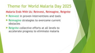 MALARIA - educational ppt for students.. | PPTX