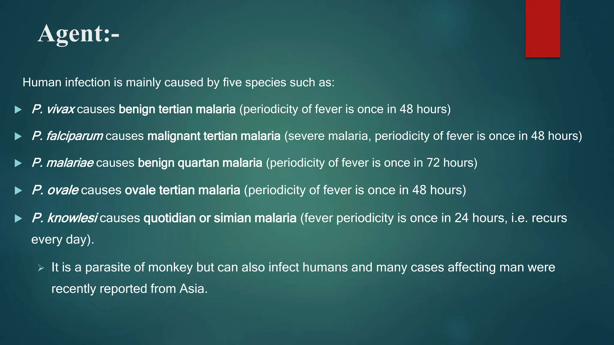 MALARIA- PowerPoint presentation pptx part 1 | PPTX