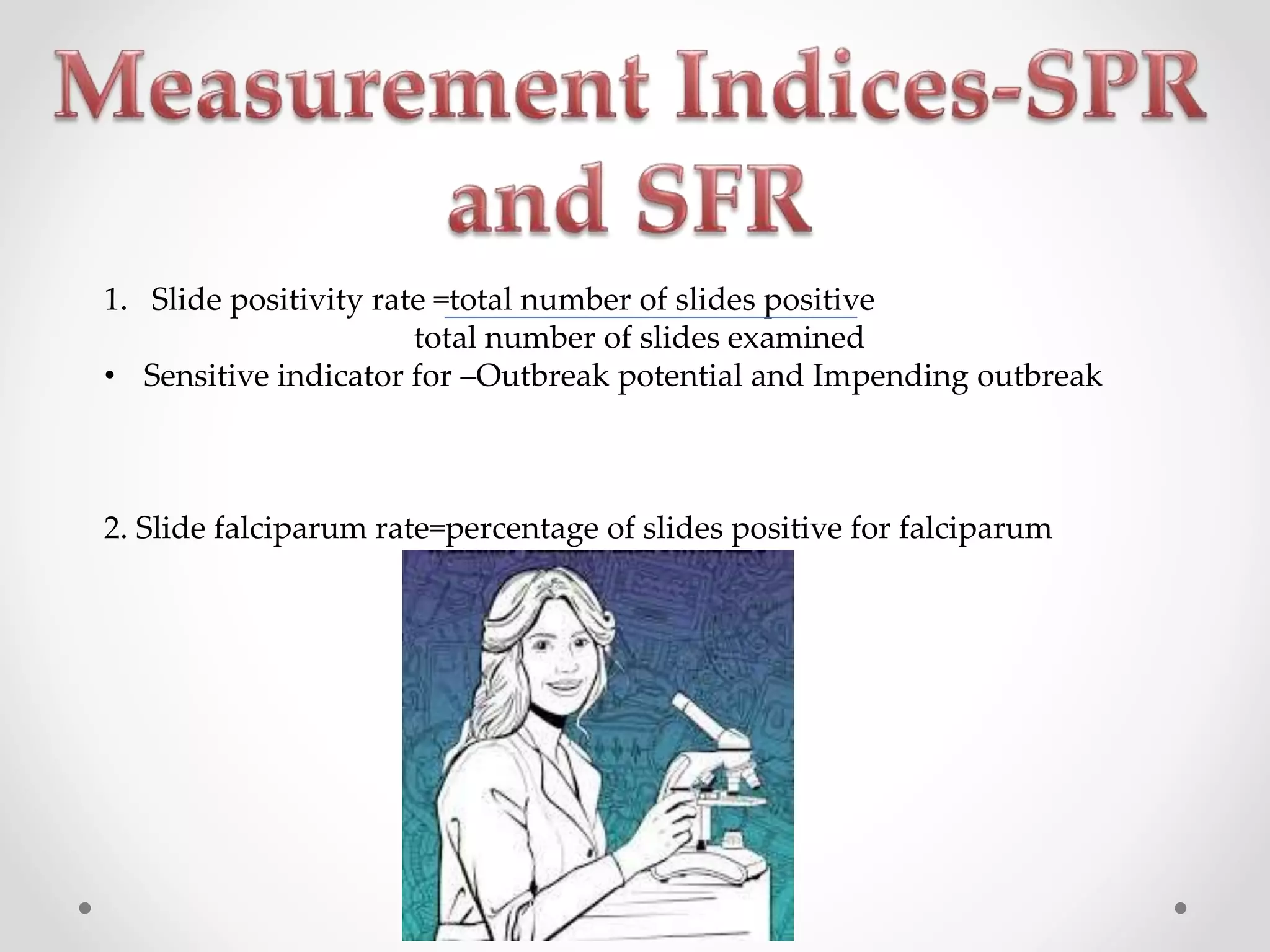 Malaria epidemiology and malariometric measures | PPTX