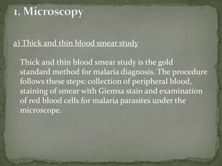 Malaria laboratory diagnosis | PPTX