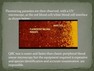 Malaria laboratory diagnosis | PPTX