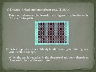 Malaria laboratory diagnosis | PPTX