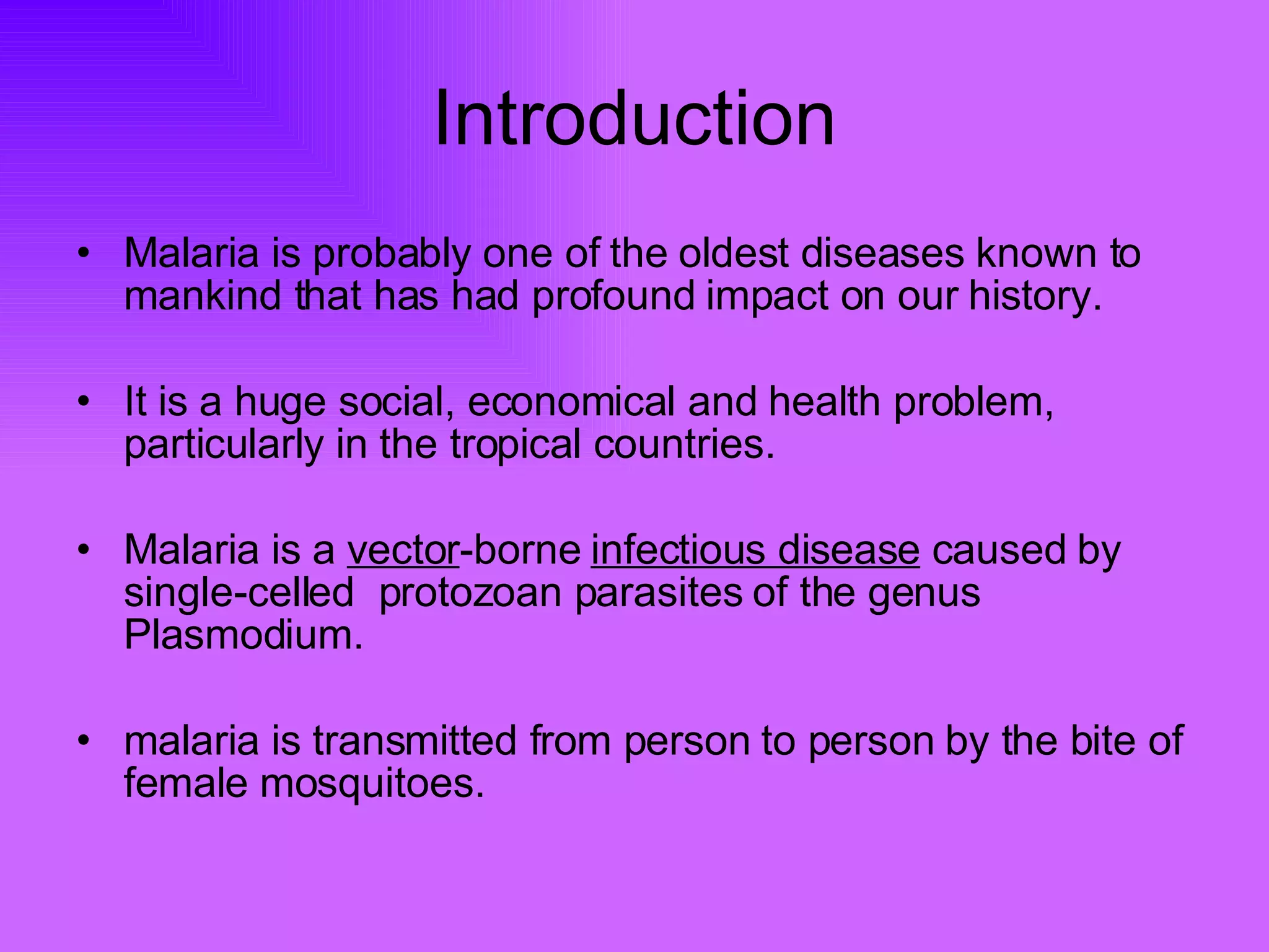 malaria | PPT