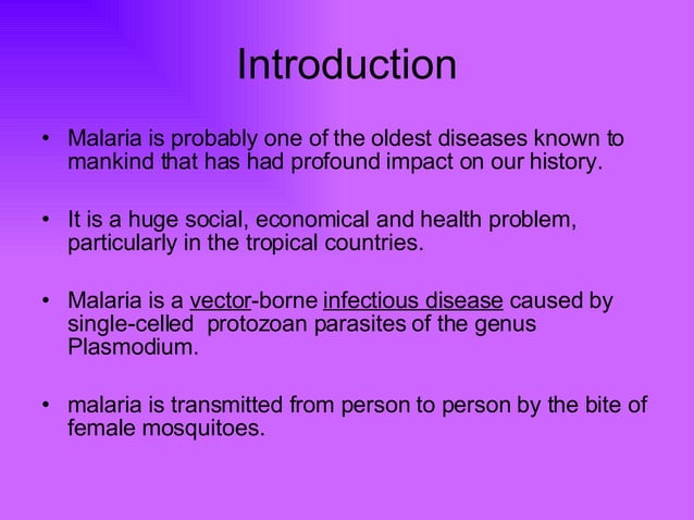 malaria | PPT