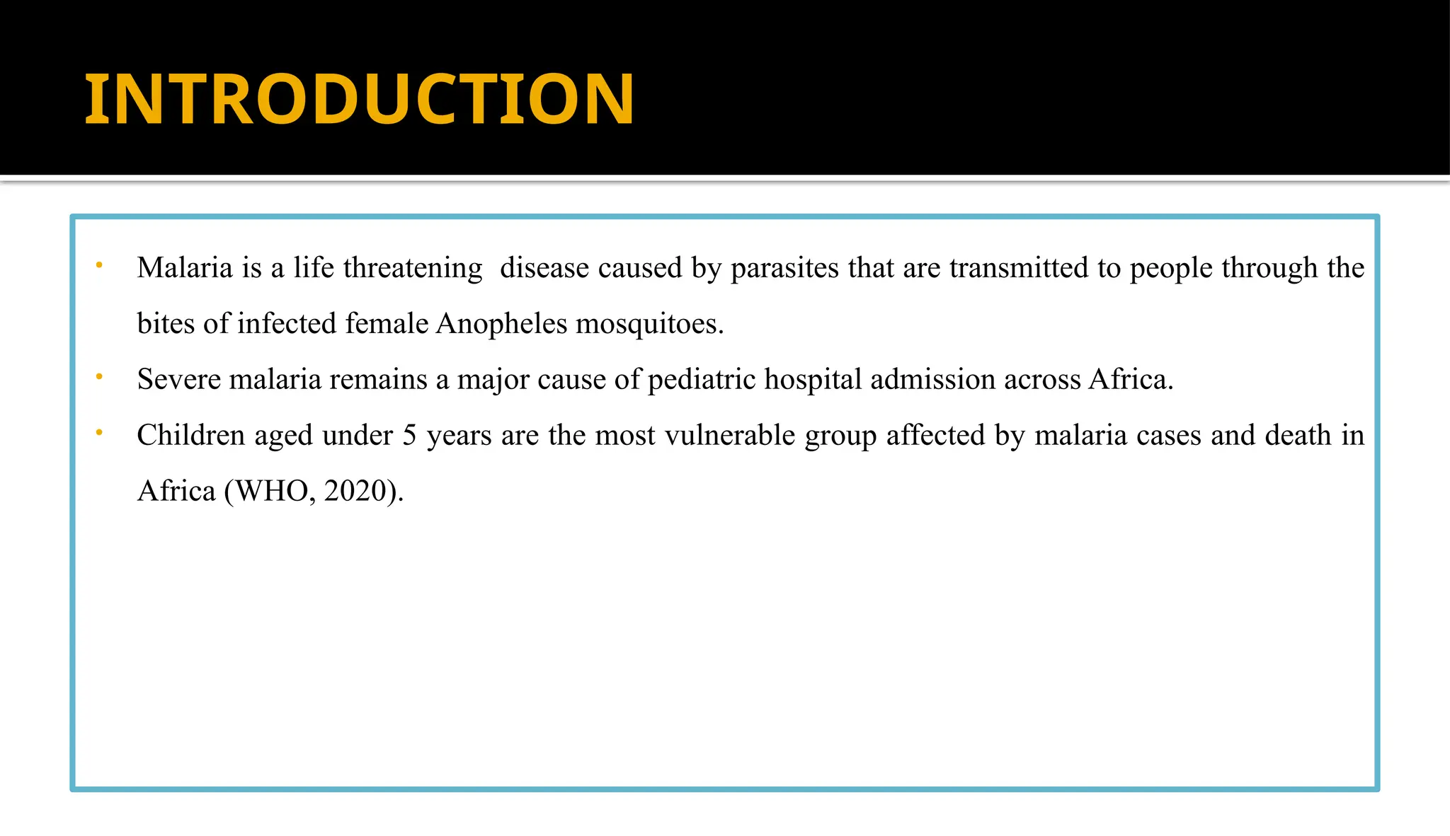 MALARIA presentation, transmission and treatment-pptx | PPTX