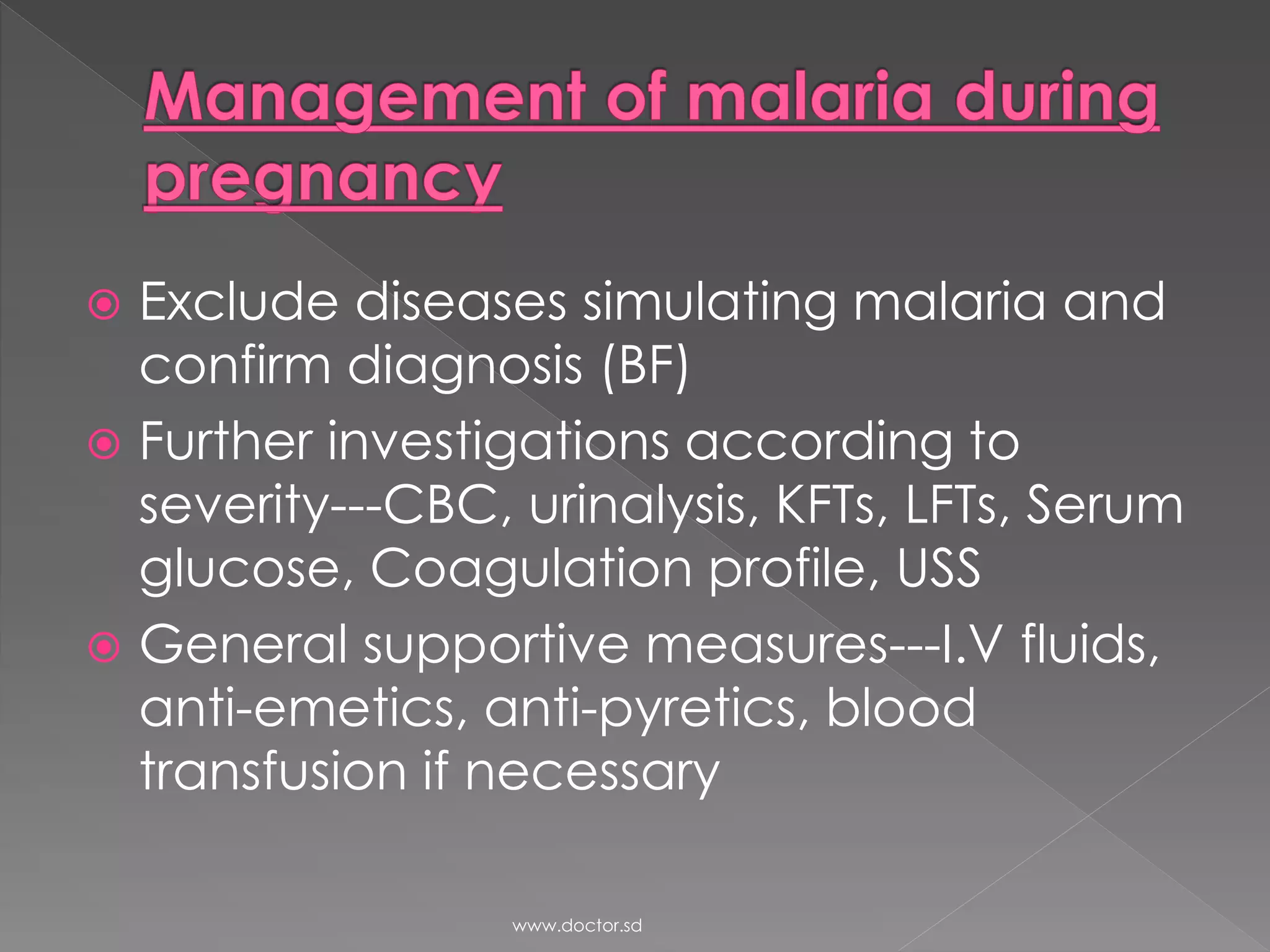 Malaria with Pregnancy | PPT
