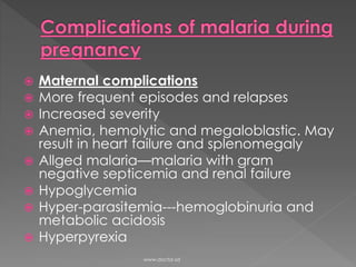 Malaria with Pregnancy | PPT