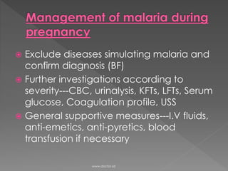 Malaria with Pregnancy | PPT