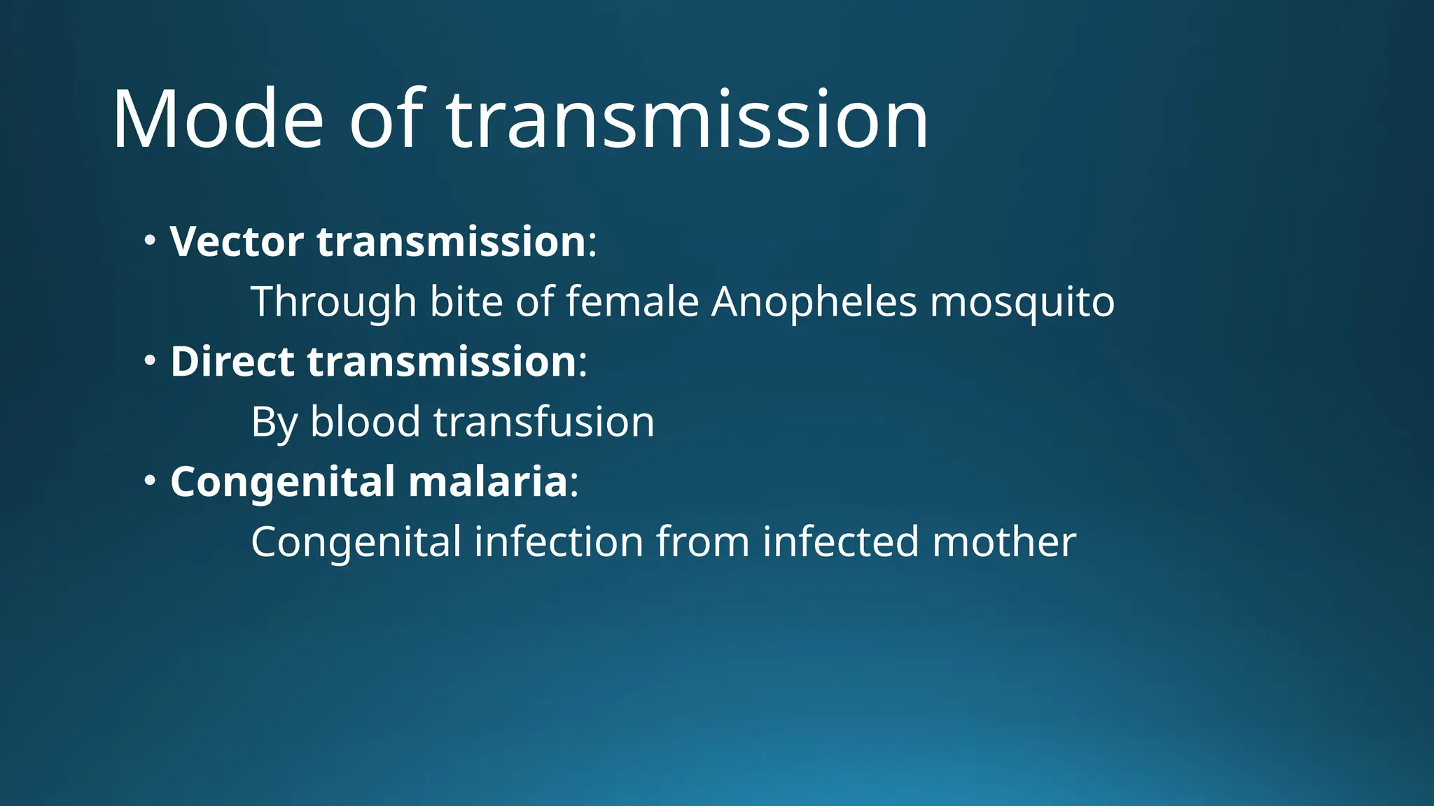 Malaria, pathogenicity, transmission, clinical features, indices ...