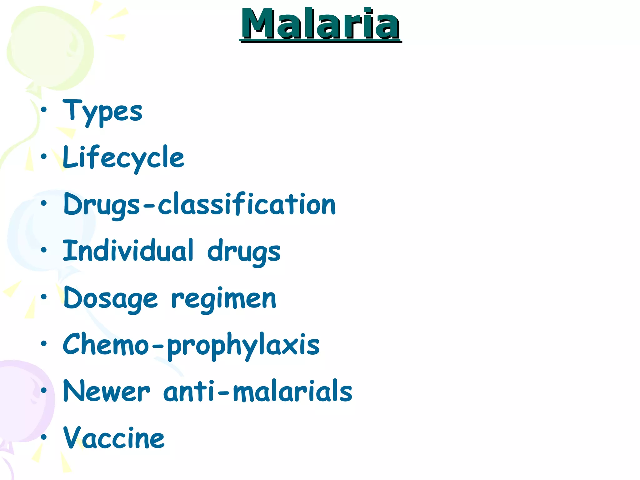 Malaria 2003 | PPT