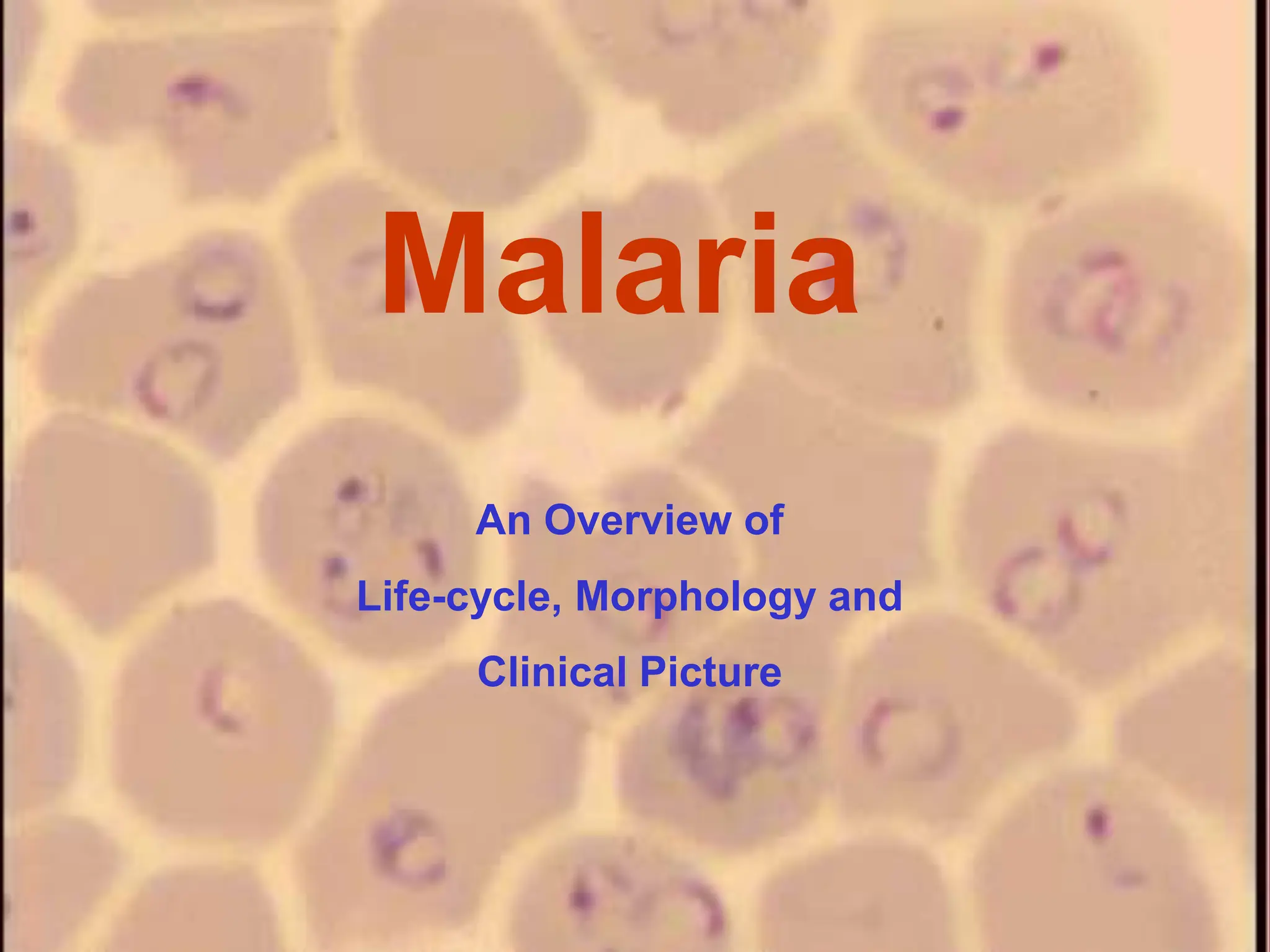 Malaria 2019.pptx plamodium ovsle, falciprum, vivax, malarea | PPTX