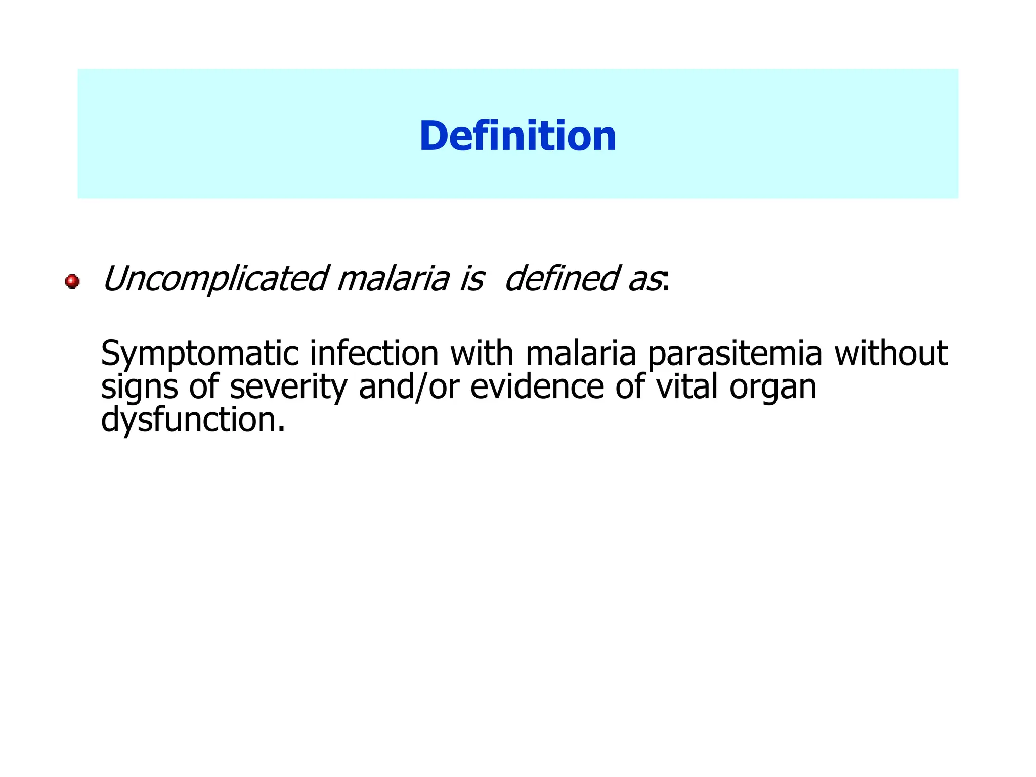 Malaria 2019.pptx plamodium ovsle, falciprum, vivax, malarea | PPTX
