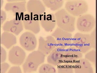 Malaria- Seasonal disease-Pharmacology . | PPT