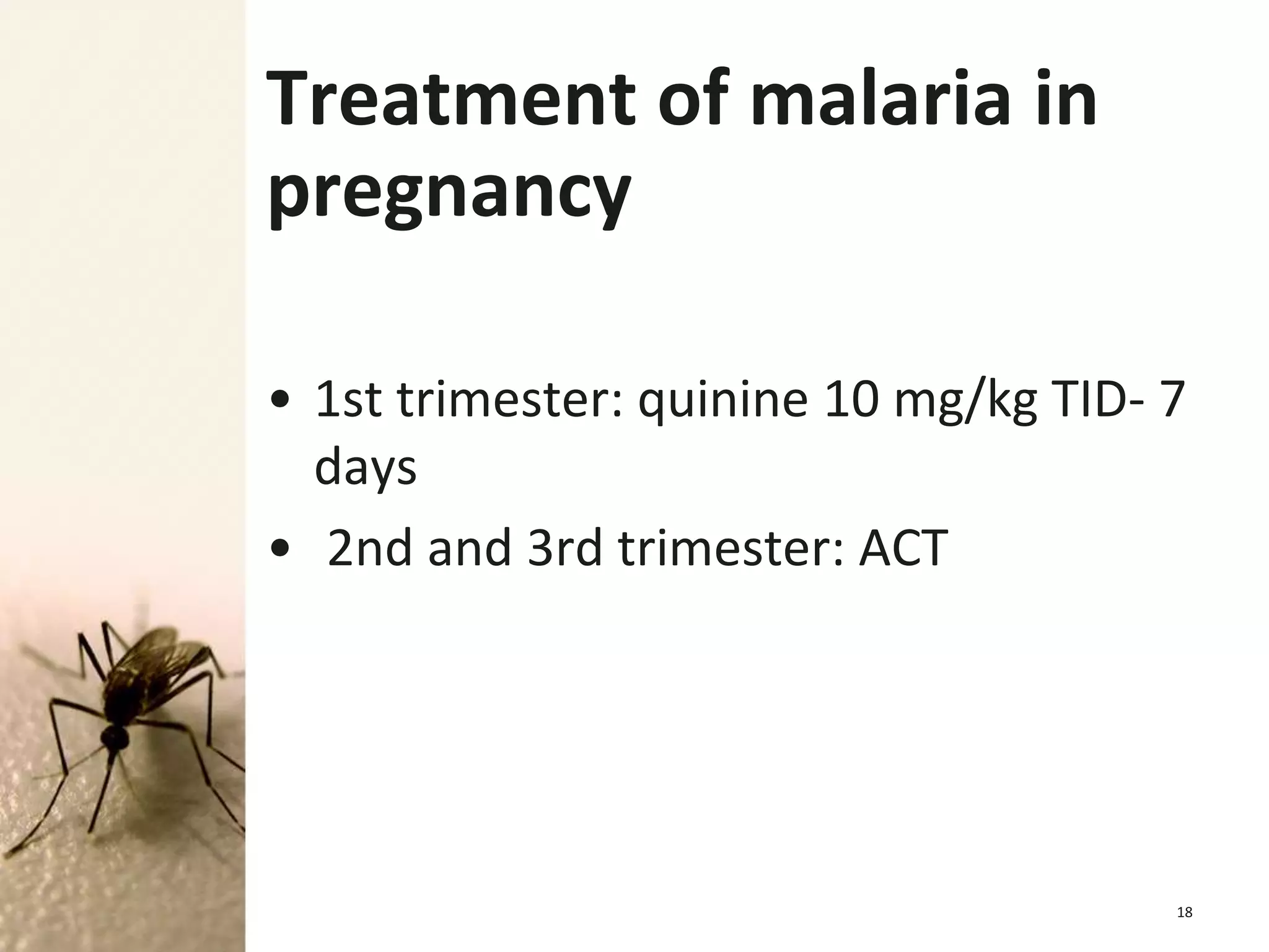Malaria classification and treatment | PPTX