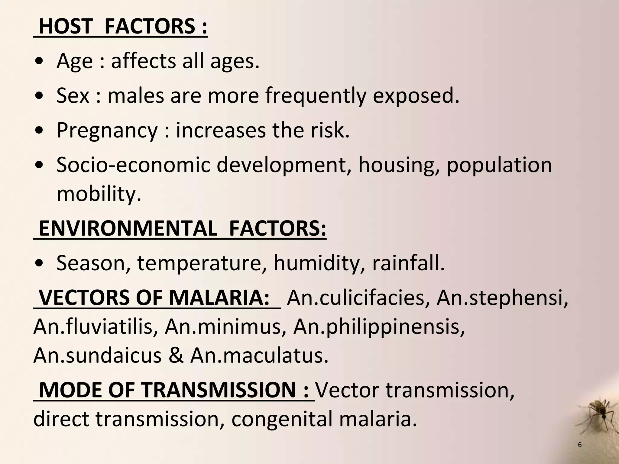 Malaria classification and treatment | PPTX