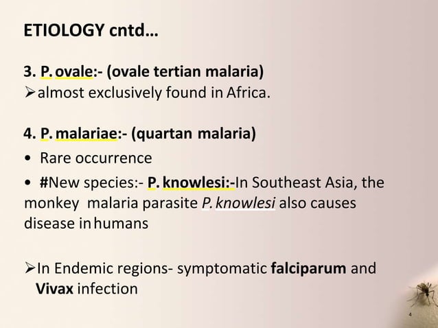Malaria classification and treatment | PPTX