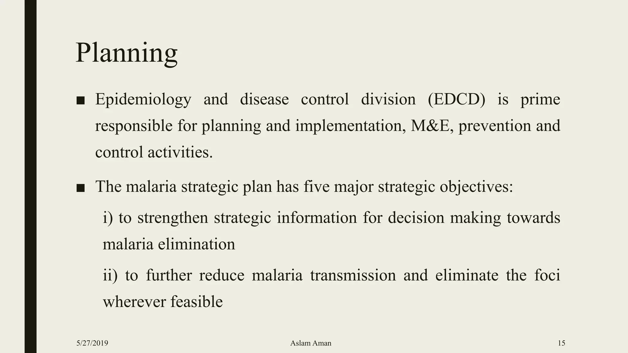 Malaria Control Program in Nepal | PDF