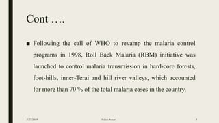 Malaria Control Program in Nepal | PDF