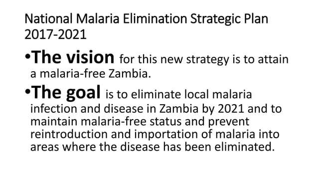 MALARIA CONTROL PROGRAM.pptx | Infectious Diseases | Diseases and ...