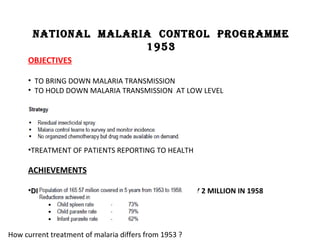 Malaria control strategies in india | PPT