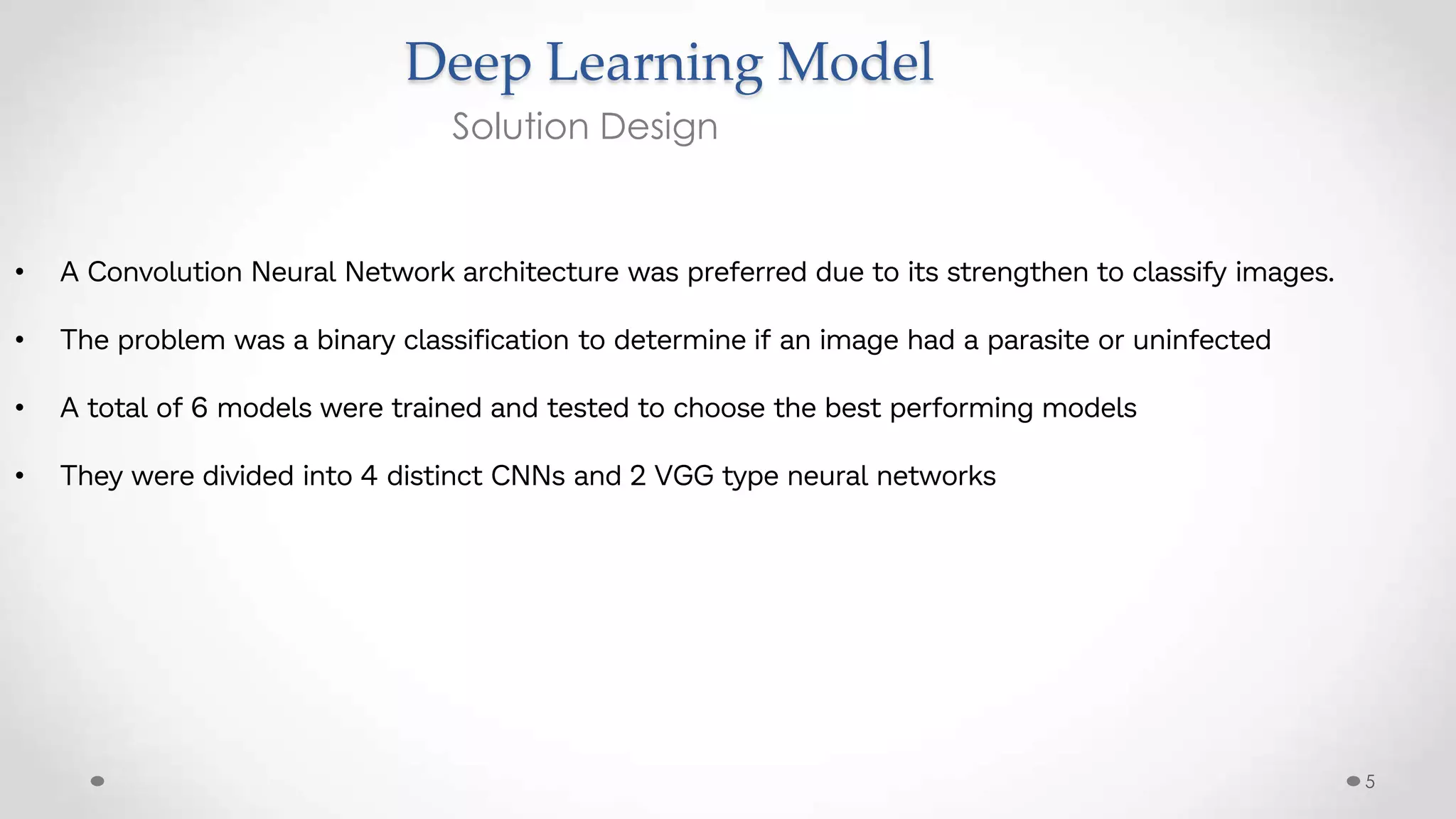 Malaria Detection Deep Learning Models.pptx