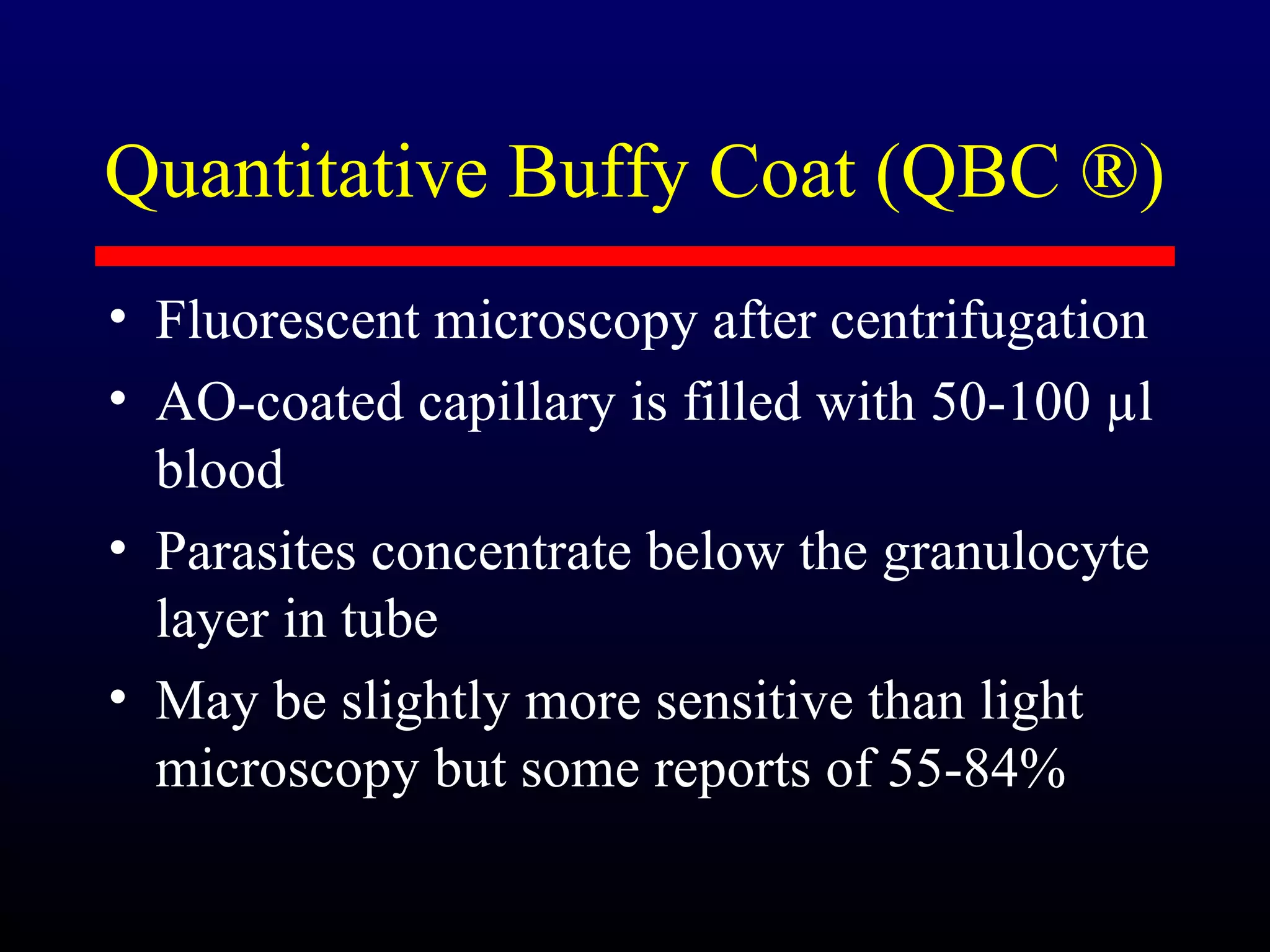 Malaria diagnostics | PPT