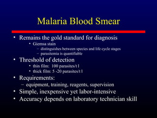 Malaria diagnostics | PPT