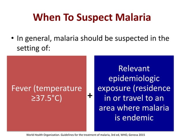 Malaria Diagnostics | PPTX